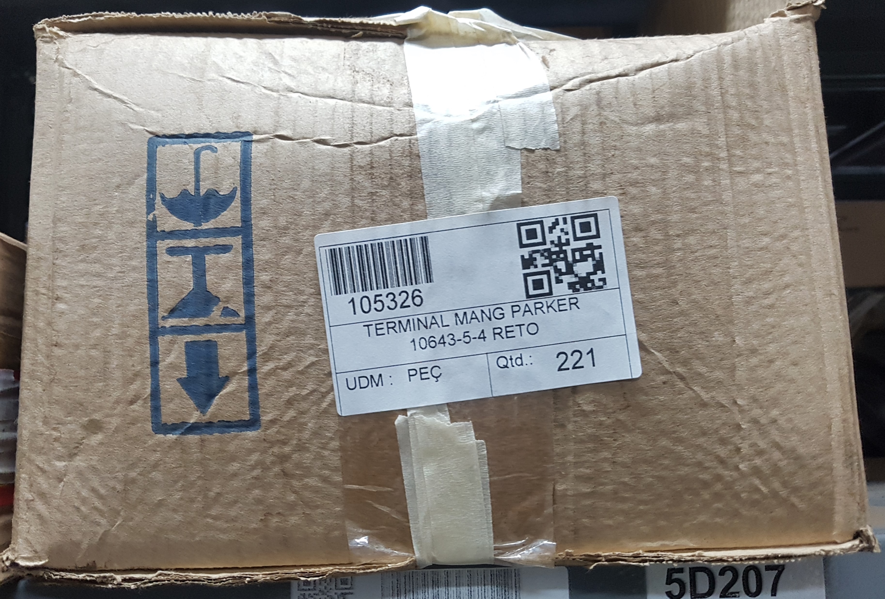 Terminal Mang Parker 10643 5 4 Reto Aprox 221 Pecas à venda