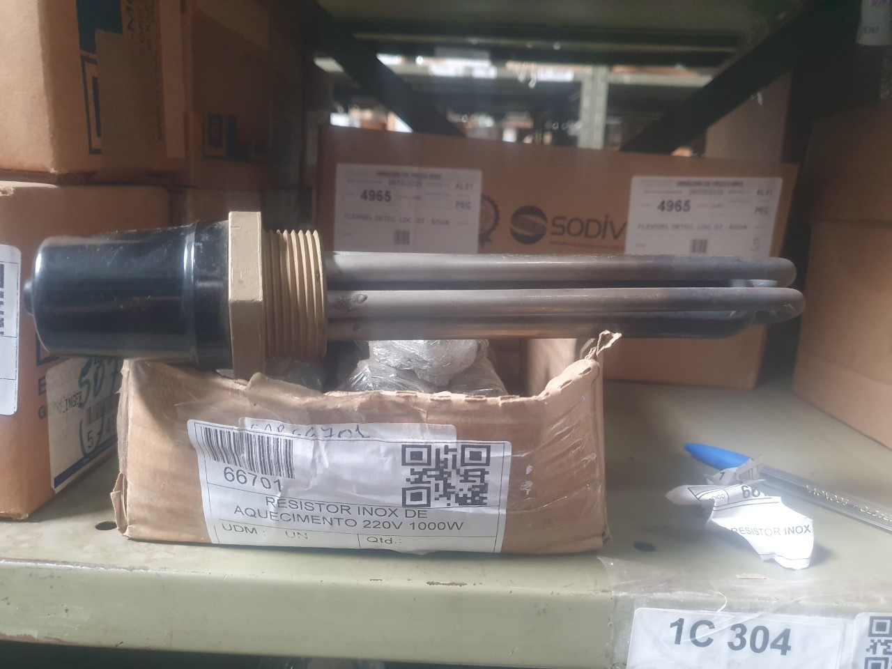 Resistor Inox De Aquecimento 220v 1000w Aprox 6 Pecas à venda